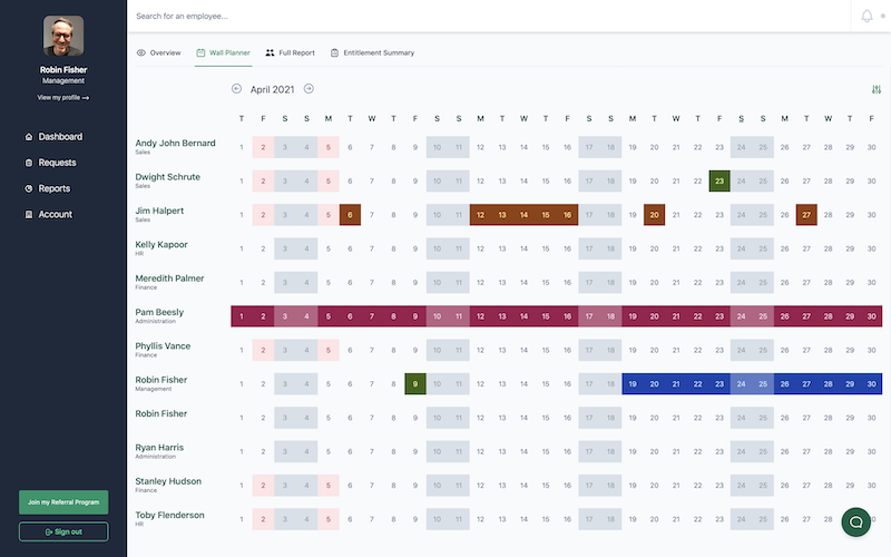 Online Absence Management System - Manage your employees' holiday and ...